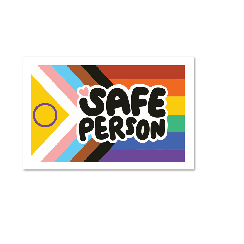 Safe Person Vinyl Sticker – Mouthy Broad